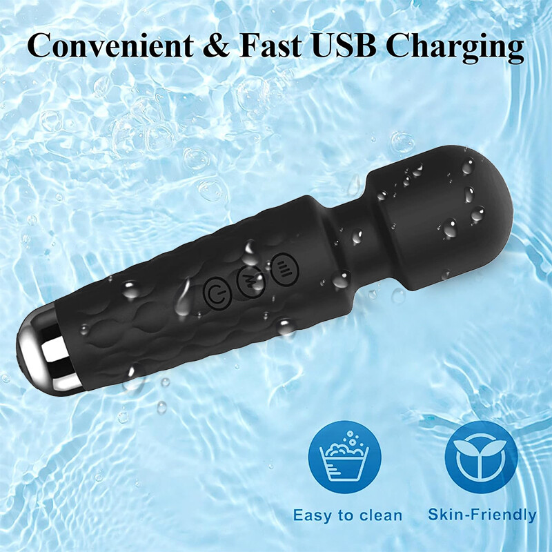 Handheld Massager 20 Speed Wand Vibrating Massage Magic Full Body ...