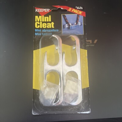 KEEPER 05625 Light-Duty Mini Rope Cleats, 2-Pack (FHB5) | eBay