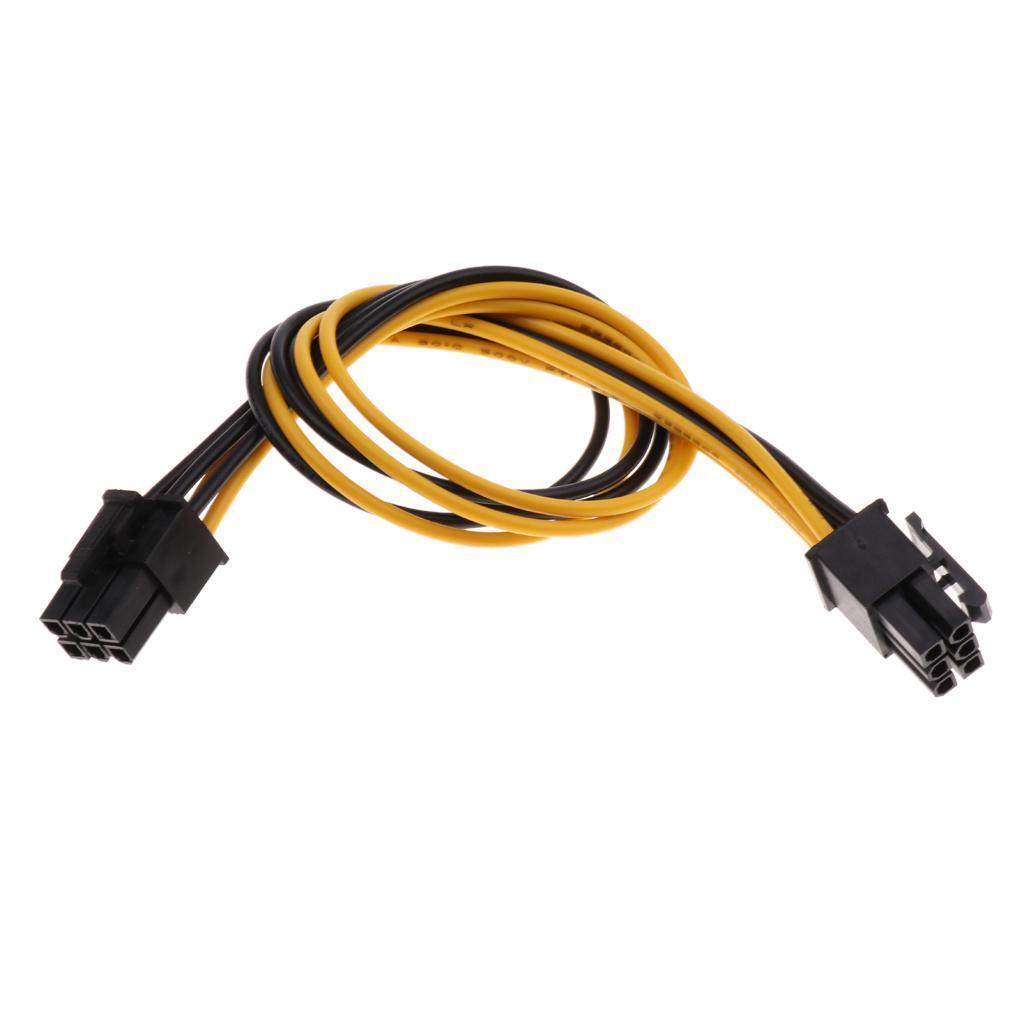 6 pin (male) to (male) PCIe Power Extension Adapter Cable | eBay