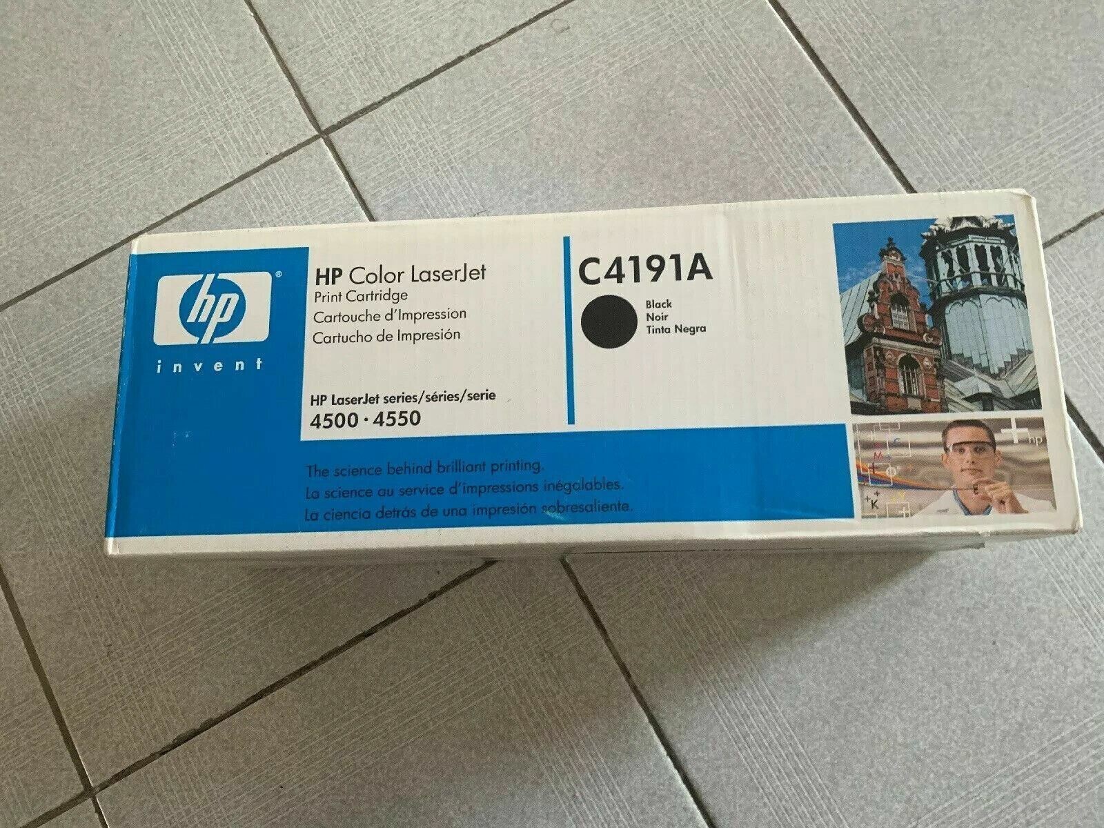 HP C4191A Black Colour Toner Cartridge New GENUINE LaserJet Series 4500 ...