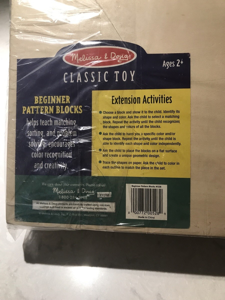 Melissa And Doug Beginner Pattern Blocks