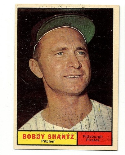 1961 TOPPS PITTSBURGH PIRATES BOBBY SHANTZ #379 EXMT | eBay