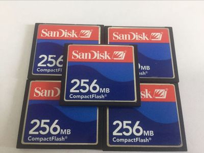 5PCS 256MB Sandisk Compact Flash Card 256MB CF Memory card SDCFJ/SDCFB ...