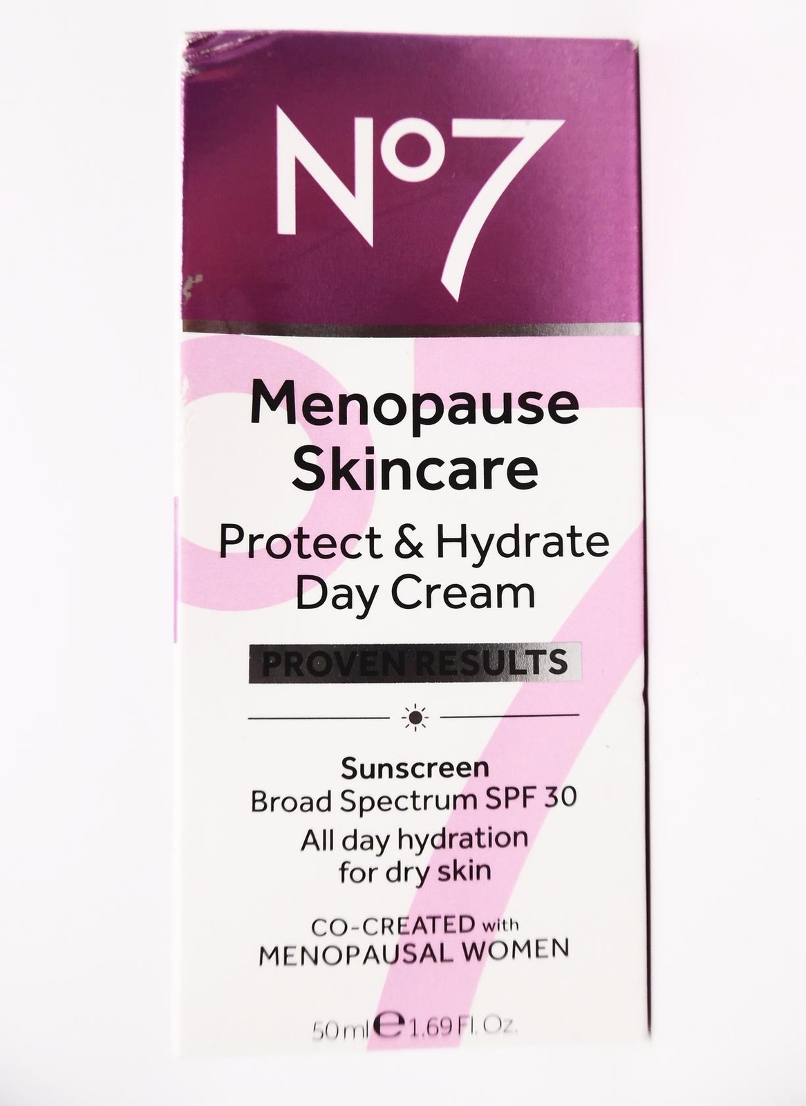 No7 Menopause Skincare Protect & Hydrate Day Cream Sunscreen SPF30, 1. ...