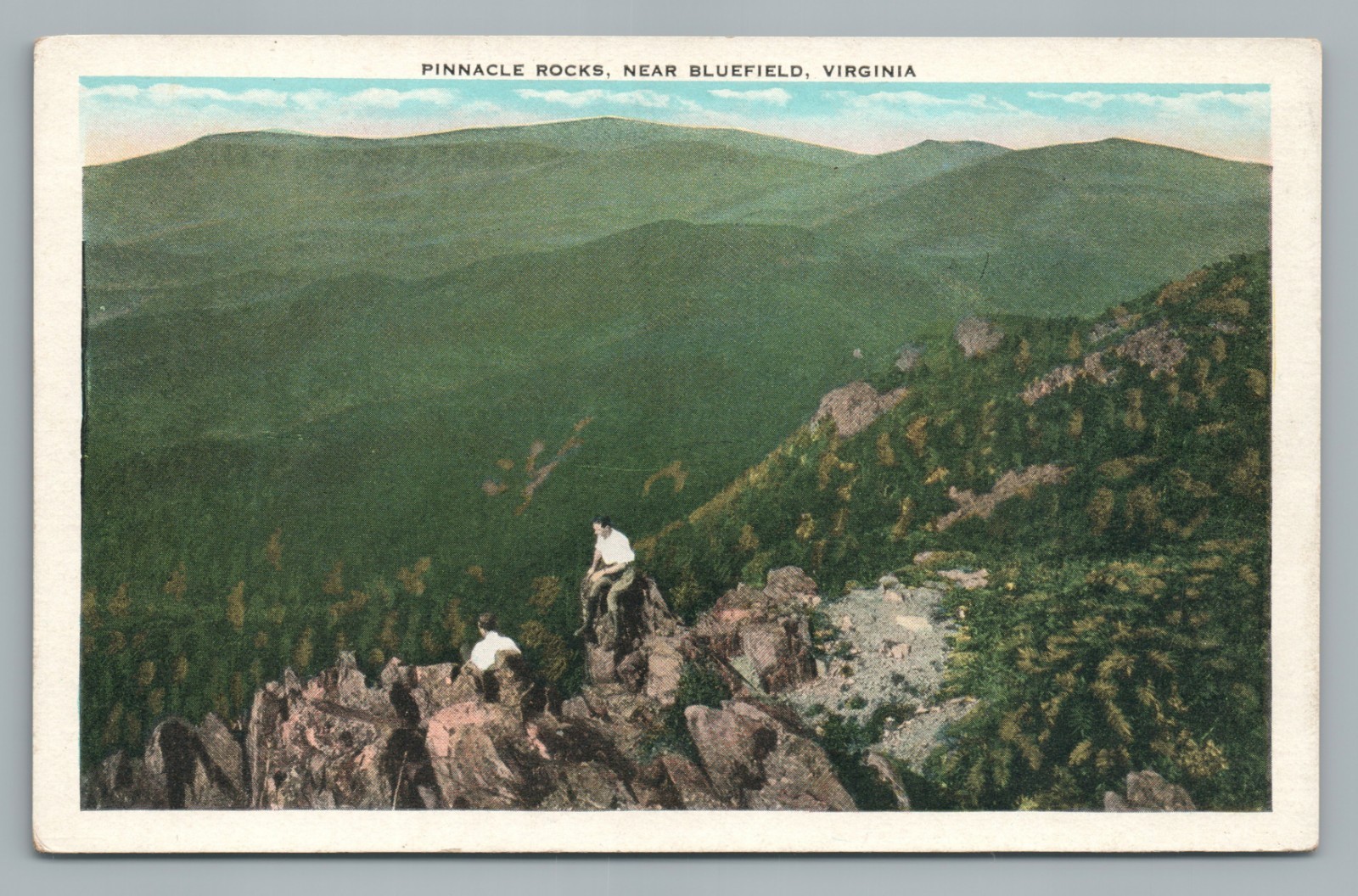 Pinnacle Rocks BLUEFIELD Virginia—Tazewell County VA Vintage Mountains ...