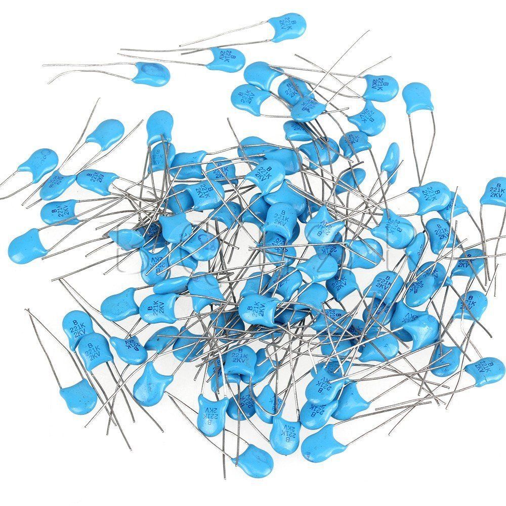 221k 221 2kv (1000x) Disc Ceramic Capacitors 220pF 0.22nF 0.00022uF 221 ...