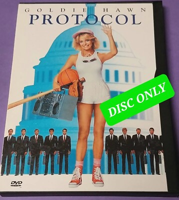 PROTOCOL DVD (Disc Only) Comedy 1998 Goldie Hawn 1984 Standard Edition ...