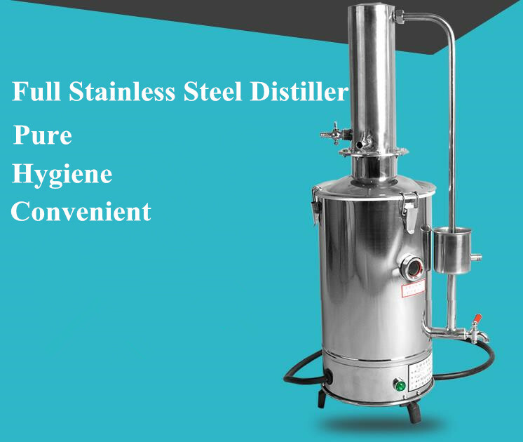 3L~20L Electric 304 Stainless Steel Distilled Water Equipment With ...