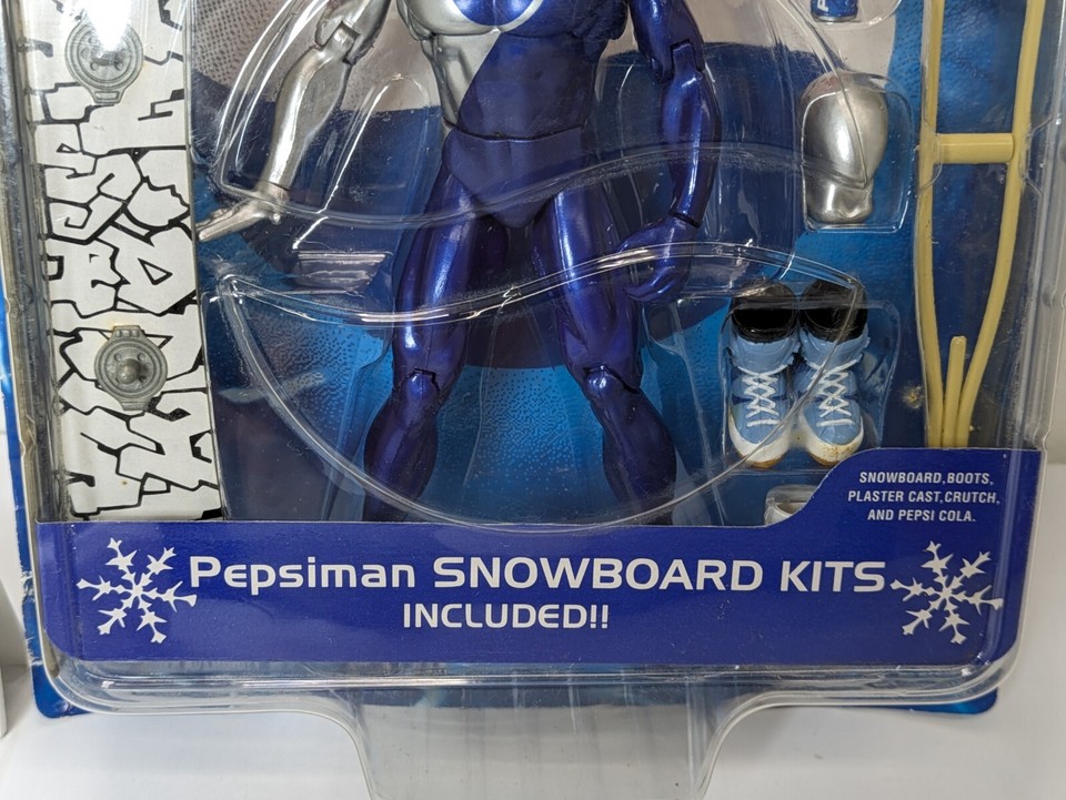 PEPSI MAN Snowboarding Pepsiman Ultra Free Pose Figure 150mm BANDAI ...