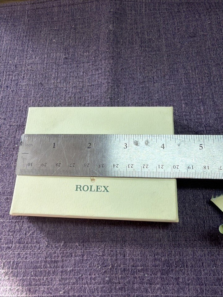 ROLEX Brown Card / Paper holder ;leather wallet . New in gift box‼ ...
