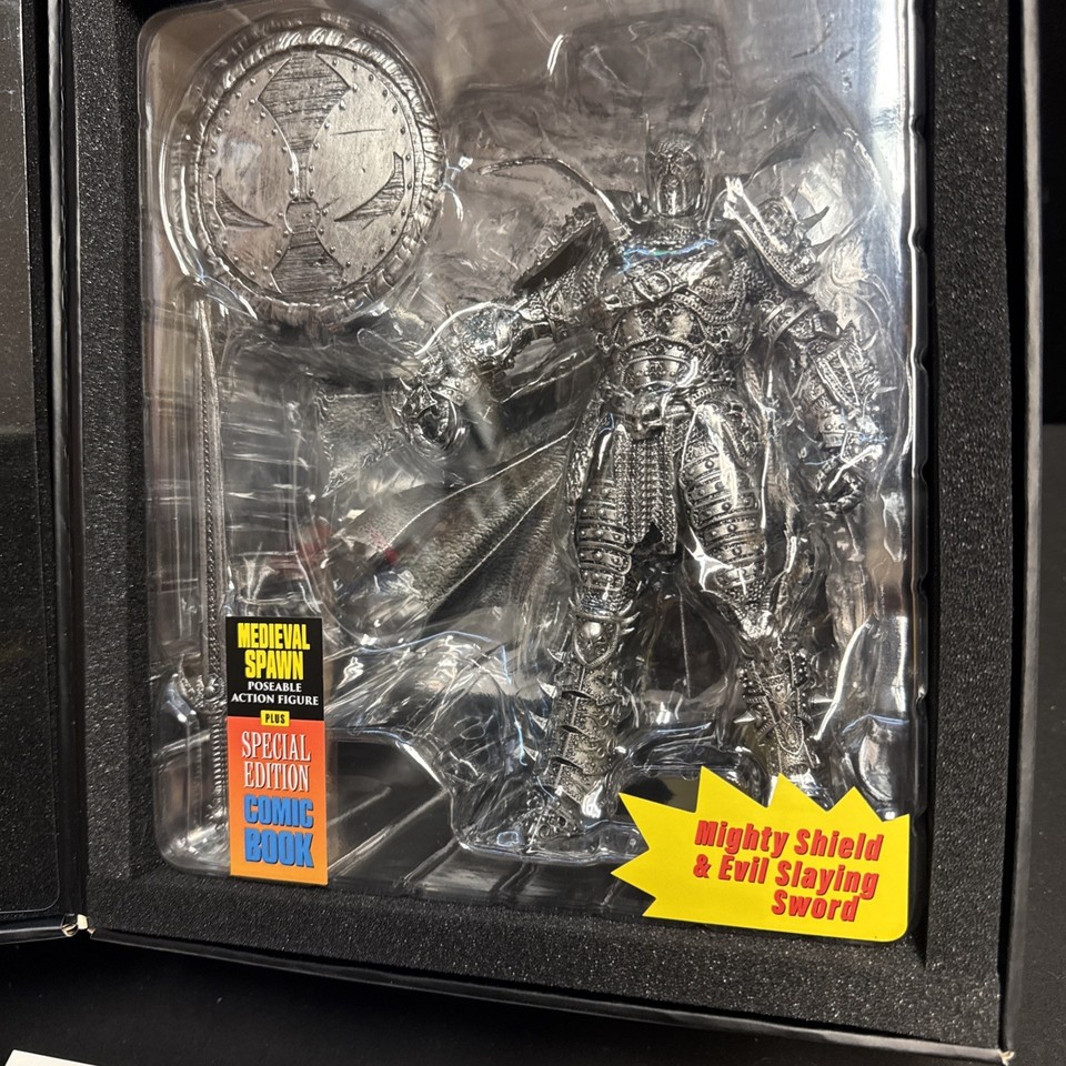 McFarlane - Kickstarter Exclusive Medieval Spawn - Silver Edition | eBay
