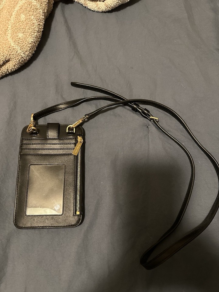 Michael Kors Women's Cell Phone Wallet Crossbody , Black With Logo | eBay