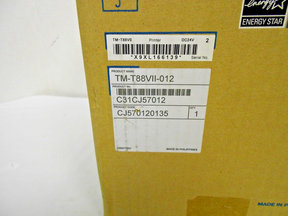 EPSON TM-T88VII-012 C31CJ57012 Thermal receipt printer Brand New OPEN ...