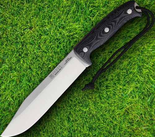 Joker Bushcamp Fixed Knife 7.88 Full Tang Bohler N695 Steel Blade ...