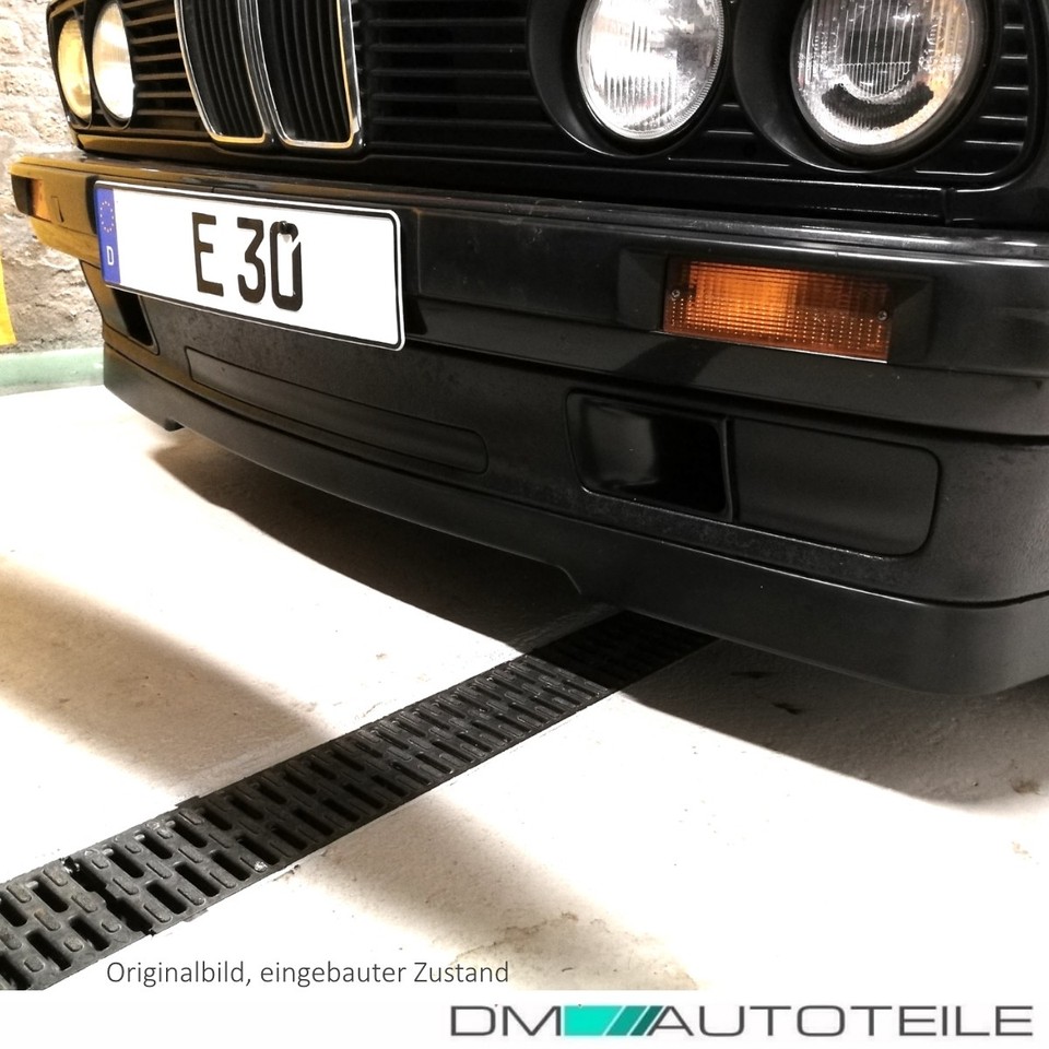 Bumper Front Spoiler Lip Splitter Black to Modify IS on BMW E30 82-94 ...