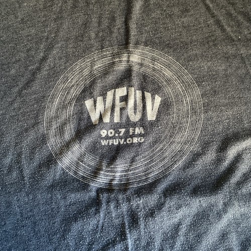 WFUV T-Shirt - 90.7 FM Radio - Size: XL | eBay