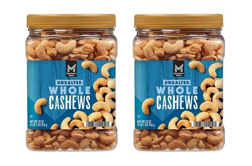 2 Packs Member's Mark Unsalted Whole Cashews 33 oz Each Pack | eBay