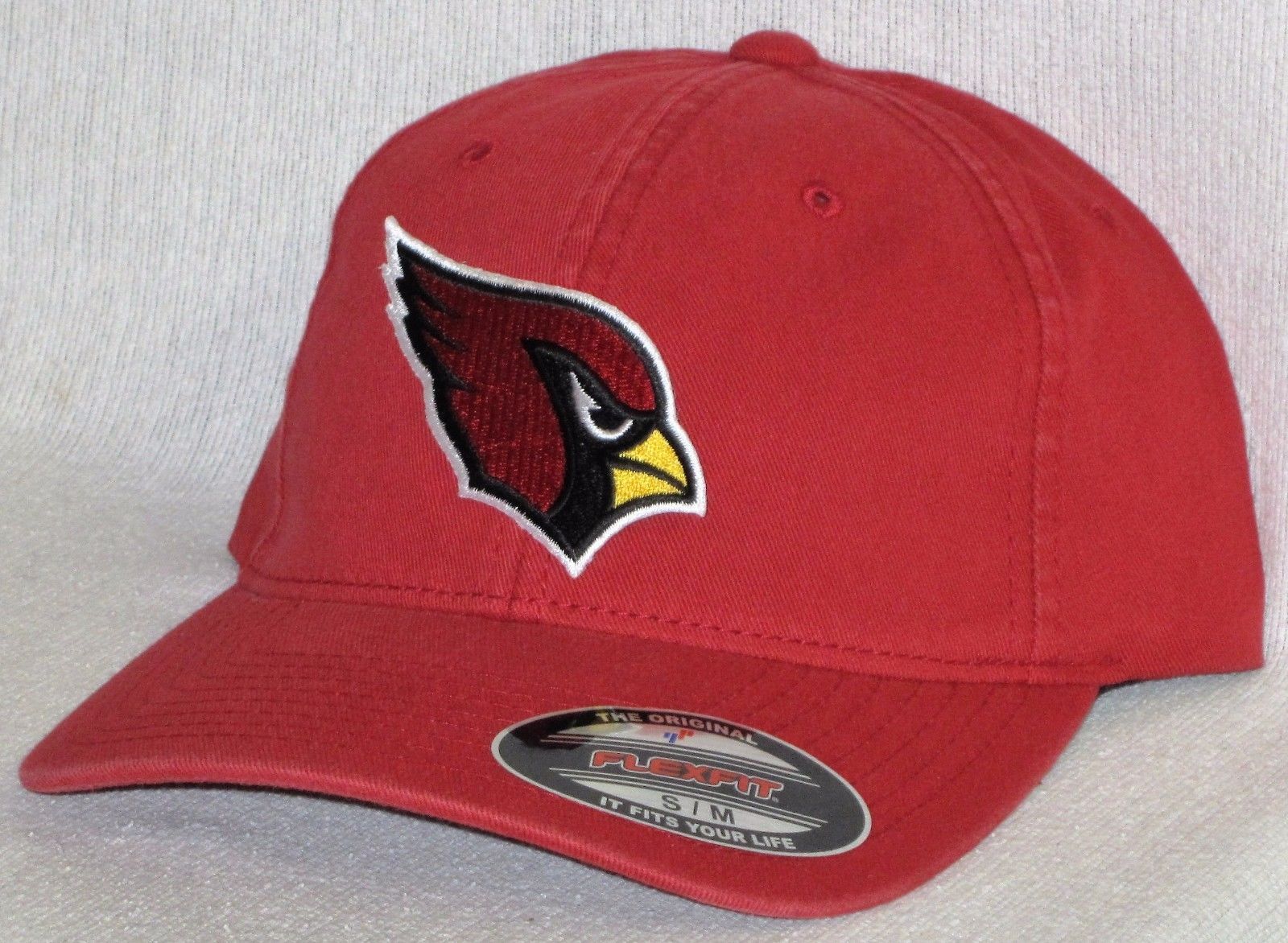 Arizona Cardinals "FLEX FIT" CAP 🏈HAT 🏈CLASSIC NFL PATCH/LOGO 🏈3 SIZES ...