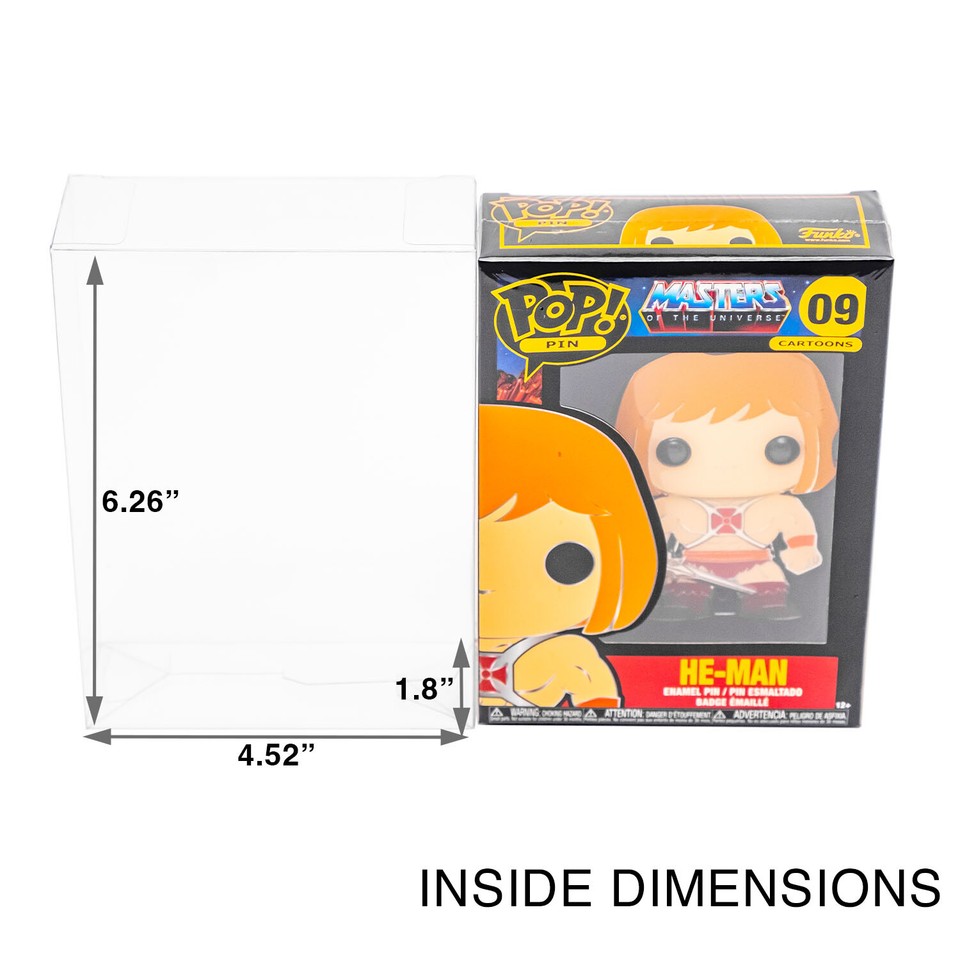 Funko Pop Pin Protector Case for Enamel Pin Boxes Figures Display | eBay