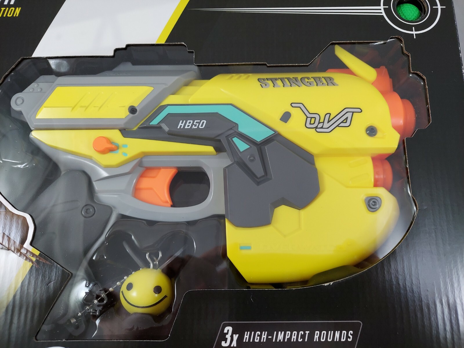 New Nerf Rival Overwatch D.VA B.VA Edition Yellow W/Bee Charm Stinger ...