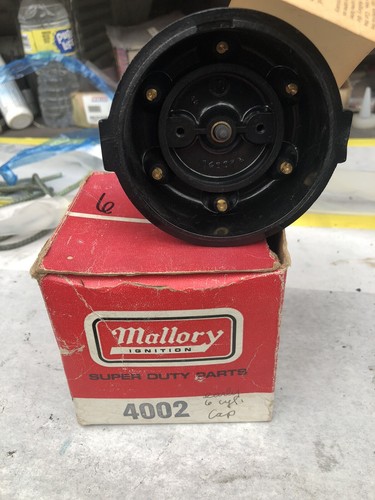 MALLORY 4002 2 Piece DISTRIBUTOR CAP 4007 6 CYL 1950's & 1960's NOS YC ZC | eBay