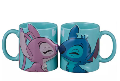 Tokyo Disney store Stitch & Angel pair mugs set present pretty | eBay
