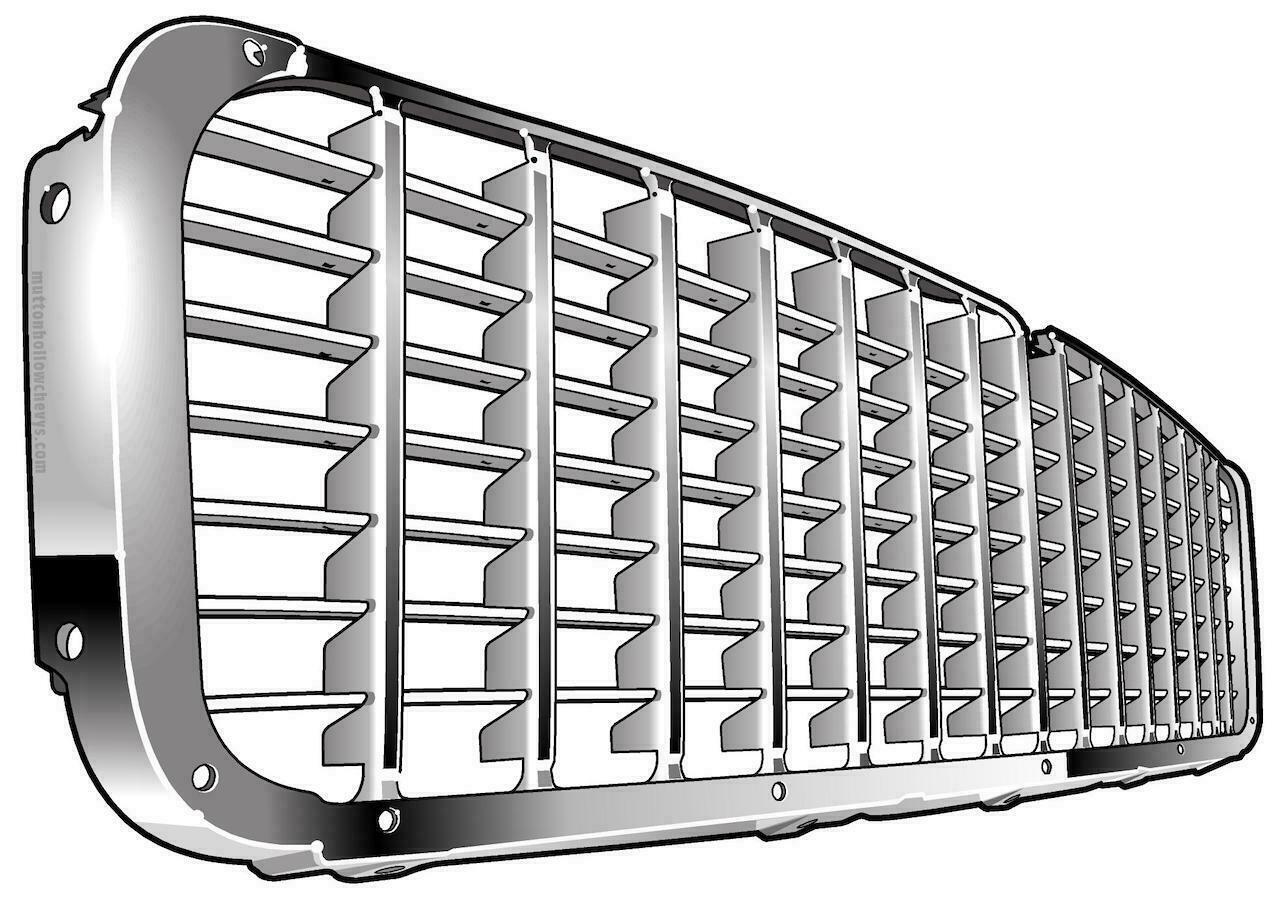 55 Chevy Polished Stainless Steel Grille 1955 Chevrolet New Gene Smith ...
