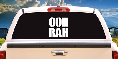 Marine Corps OOH RAH, Navy OOH YAH, Army OOH AH Car/Truck window Decal ...