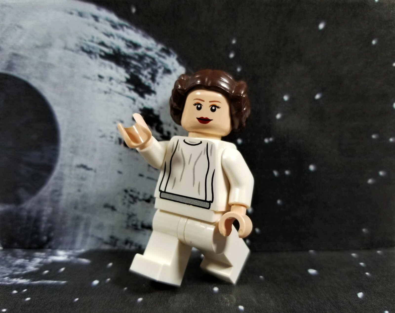 Lego Star Wars Minifigure Princess Leia, White Dress sw0337 ...