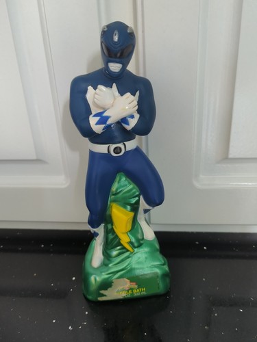 Power Rangers Blue Ranger Bubble Bath 9.75" Empty Container Kid Care ...