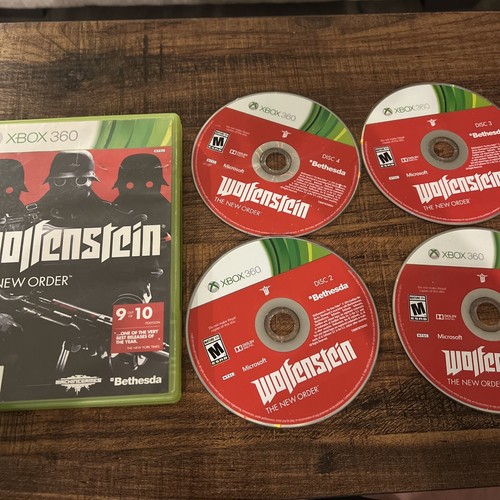 Xbox 360 - Wolfenstein: The New Order (Microsoft, 2014) - 4 Discs, No ...