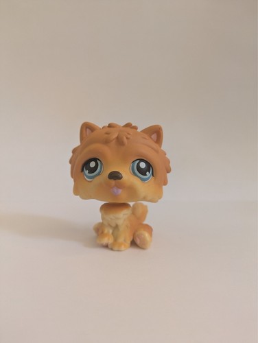 LITTLEST PET SHOP LPS #117 Vintage Authentic Dog Chow Tan/Orange with ...