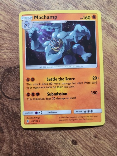 Pokémon TCG Machamp Promo Cosmos Holo Rare | eBay