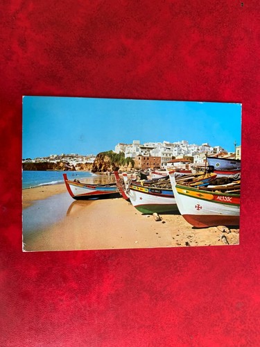 PORTUGAL POSTCARD ALGARVE ALBUFEIRA BOATS | eBay UK