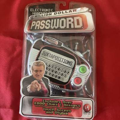 Million Dollar Password Electronic Handheld Game, Irwin Toys 2008, New ...