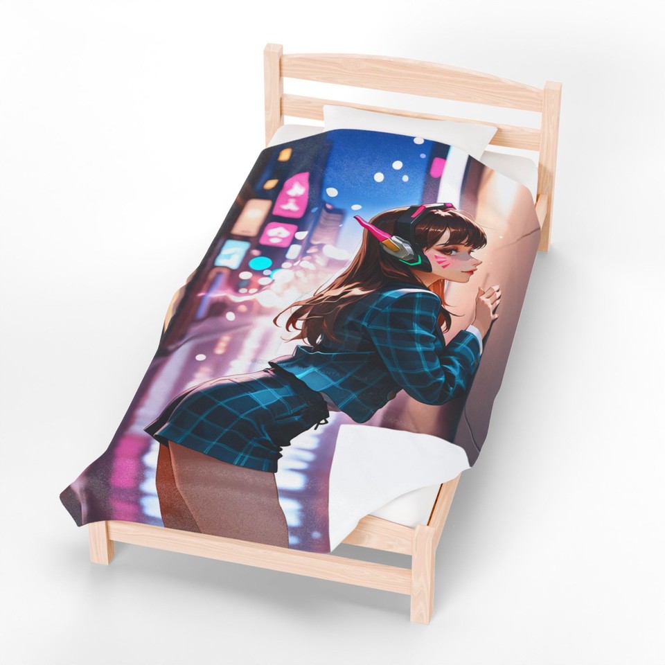 DVA OVERWATCH Fleece Blanket, Anime Sexy Girl Gift For Fan #8 | eBay