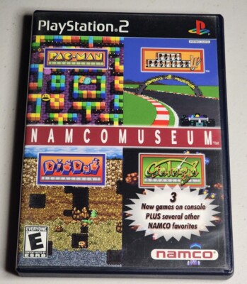 Namco Museum (PS2 PlayStation 2) Complete CIB w/ Manual & Registration ...