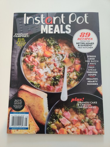 Instant Pot Meals Magazine 82 Recipes From Better Homes Test Kitchen ...