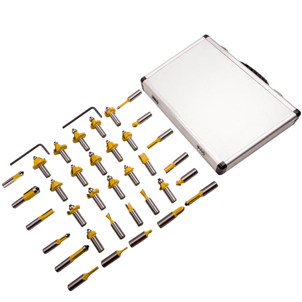 Router Bits 1/2" Shank Hexagon Spanner Slot Cutter Wood Beading ...