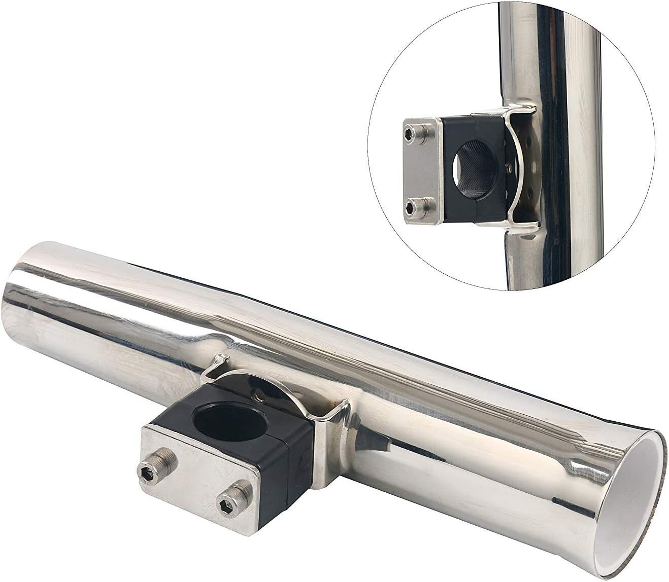 4 Pcs Boat Fishing Rod Holder Marine Clamp on Holder for Rails 7/8" to ...