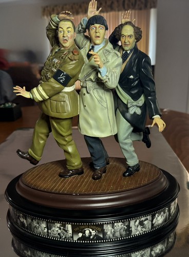 THREE STOOGES FRANKLIN MINT STATUE YOU NATZY SPY Limited Edition | eBay ...