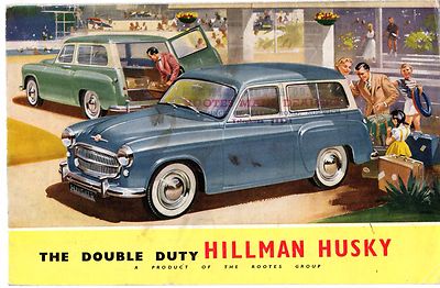 Hillman Husky Mk1 1956-57 UK Market Smaller Format Sales Brochure | eBay UK