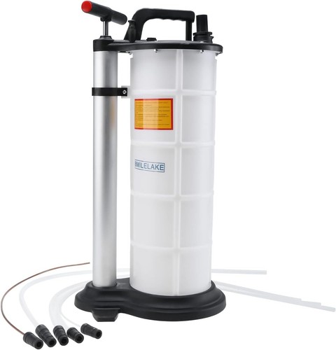 9L Oil Changer Vacuum Fluid Extractor Evacuator Hand Operated Transfer ...