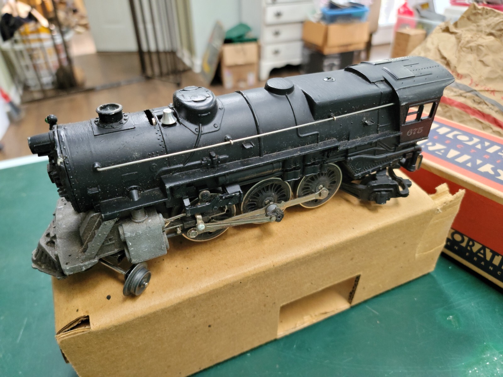 LIONEL 675 STEAM ENGINE TRAIN with box from 1947 | eBay