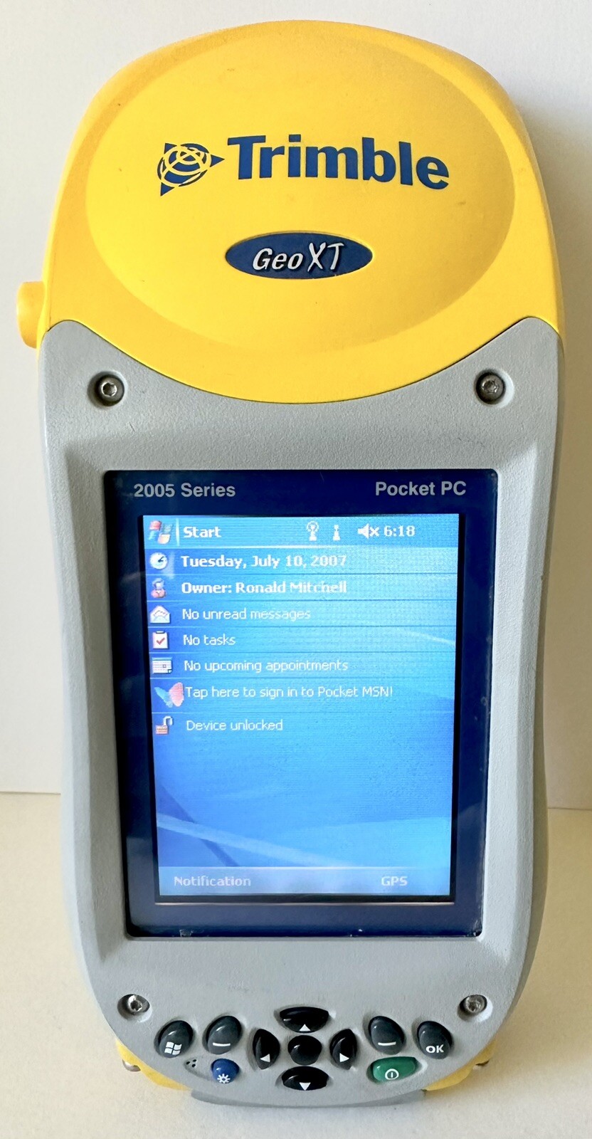 Trimble GeoXT GeoExplorer 2005 Series GPS Geographic Information Data ...