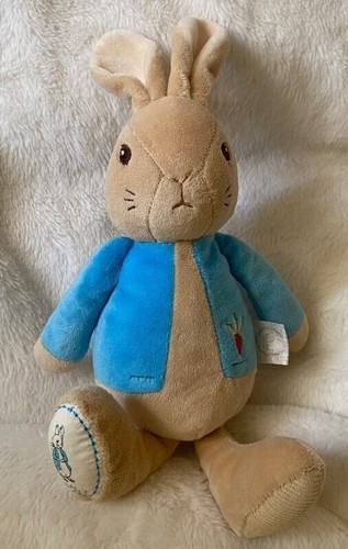 My First Peter Rabbit Plush Soft Baby Toy Lovey Tan Blue Carrot 2015 11 ...