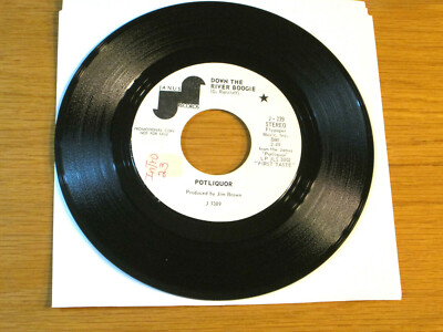 PROMO 70s ROCK 45 RPM - POTLIQUOR - JANUS 139 - "DOWN THE RIVER BOOGIE ...