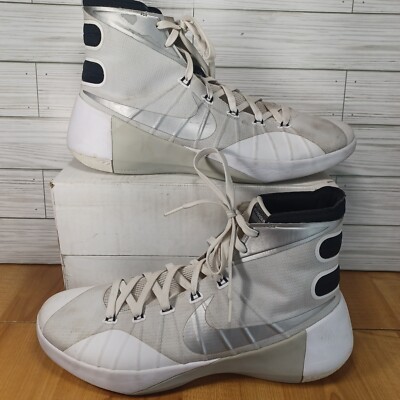 Nike Shoes Mens 13 Hyperdunk 2015 "Team" Basketball White Black ...