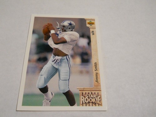 JIMMY SMITH ROOKIE CARD DALLAS COWBOYS 1992 UPPER DECK | eBay