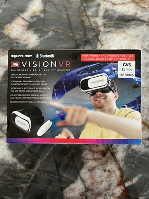 Soundlogic -Vision VR 360 Degree Virtual Reality Headset & Controller ...